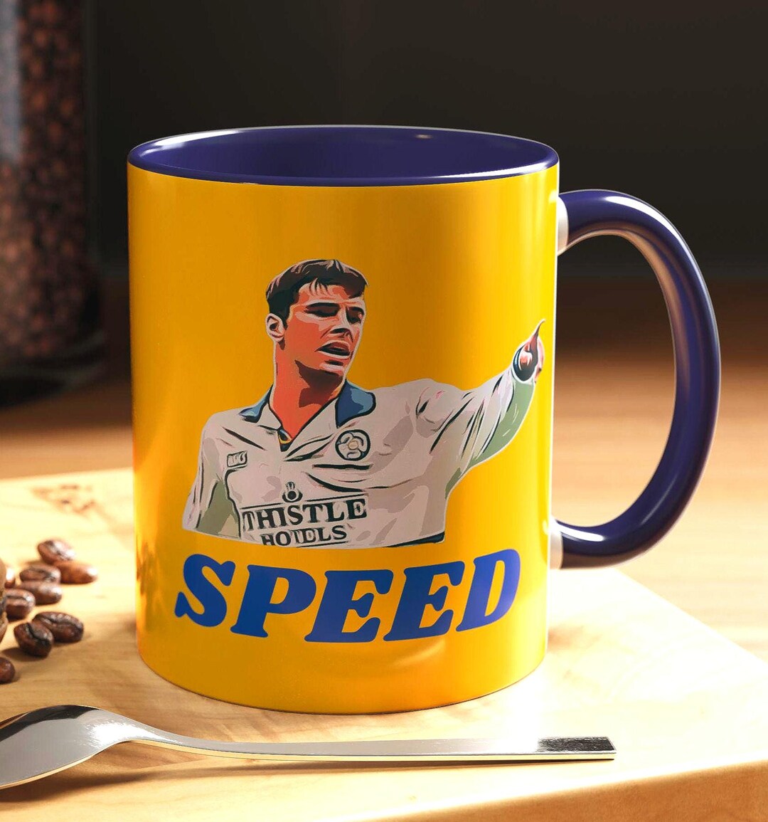 Leeds Fan Coffee Mug, United Gary Speed Soccer Cup, Gift for Whites ...