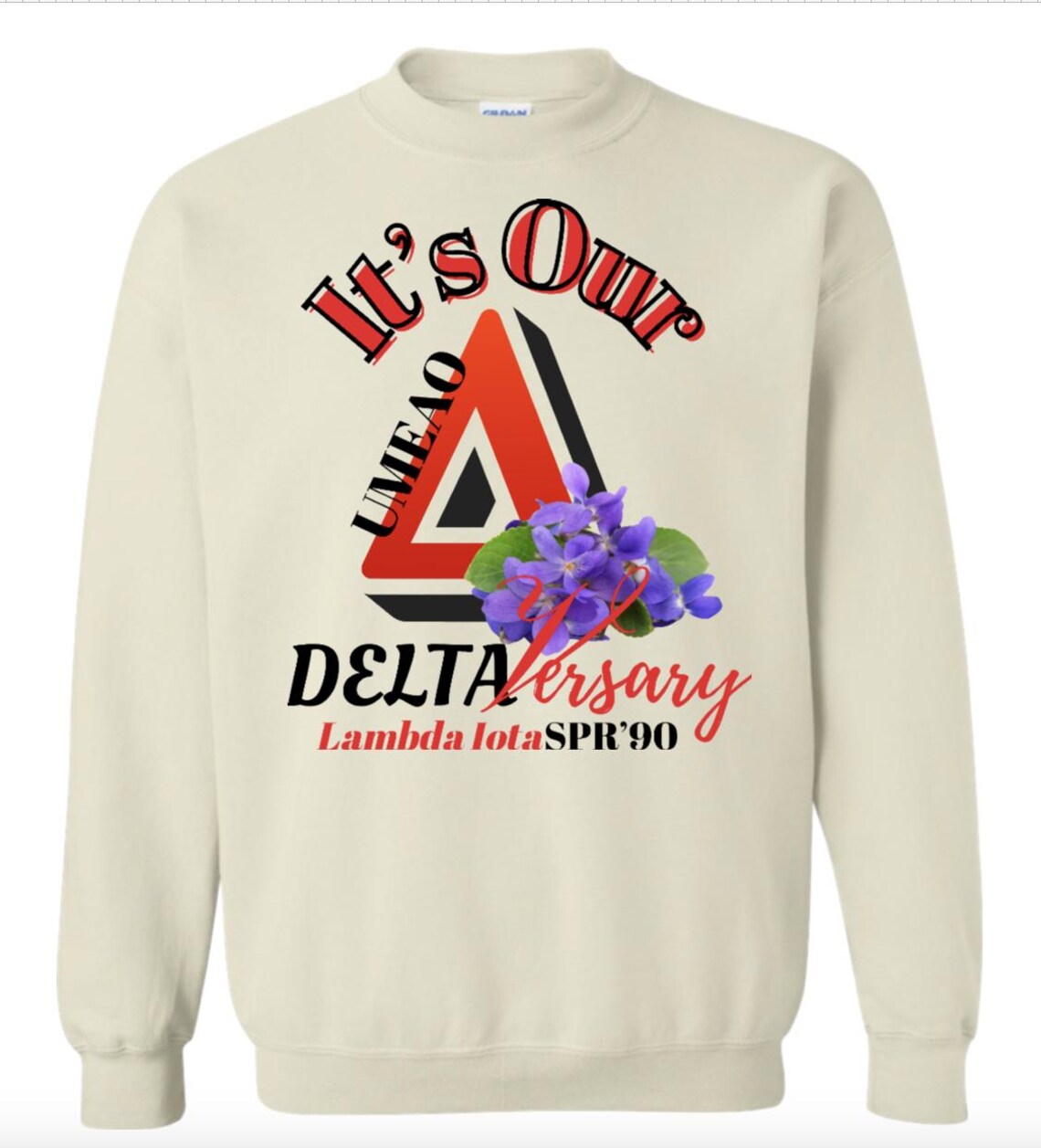 Delta Sigma Theta Sorority Gifts | 1913 Crew Sweatshirt | DST1913 ...