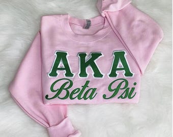 Alpha Kappa Alpha Sorority Gift 1908 Crew Sweatshirt AKA1908 Sweater ...