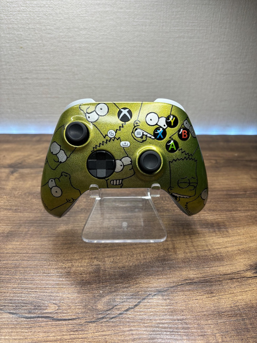 Custom Painted Xbox Controller Bart - Etsy