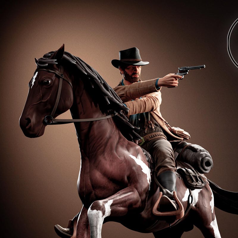 Arthur Morgan Figure - Etsy