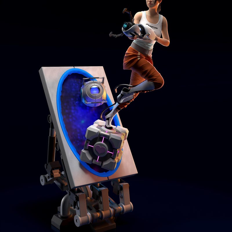 Portal Figure - Etsy