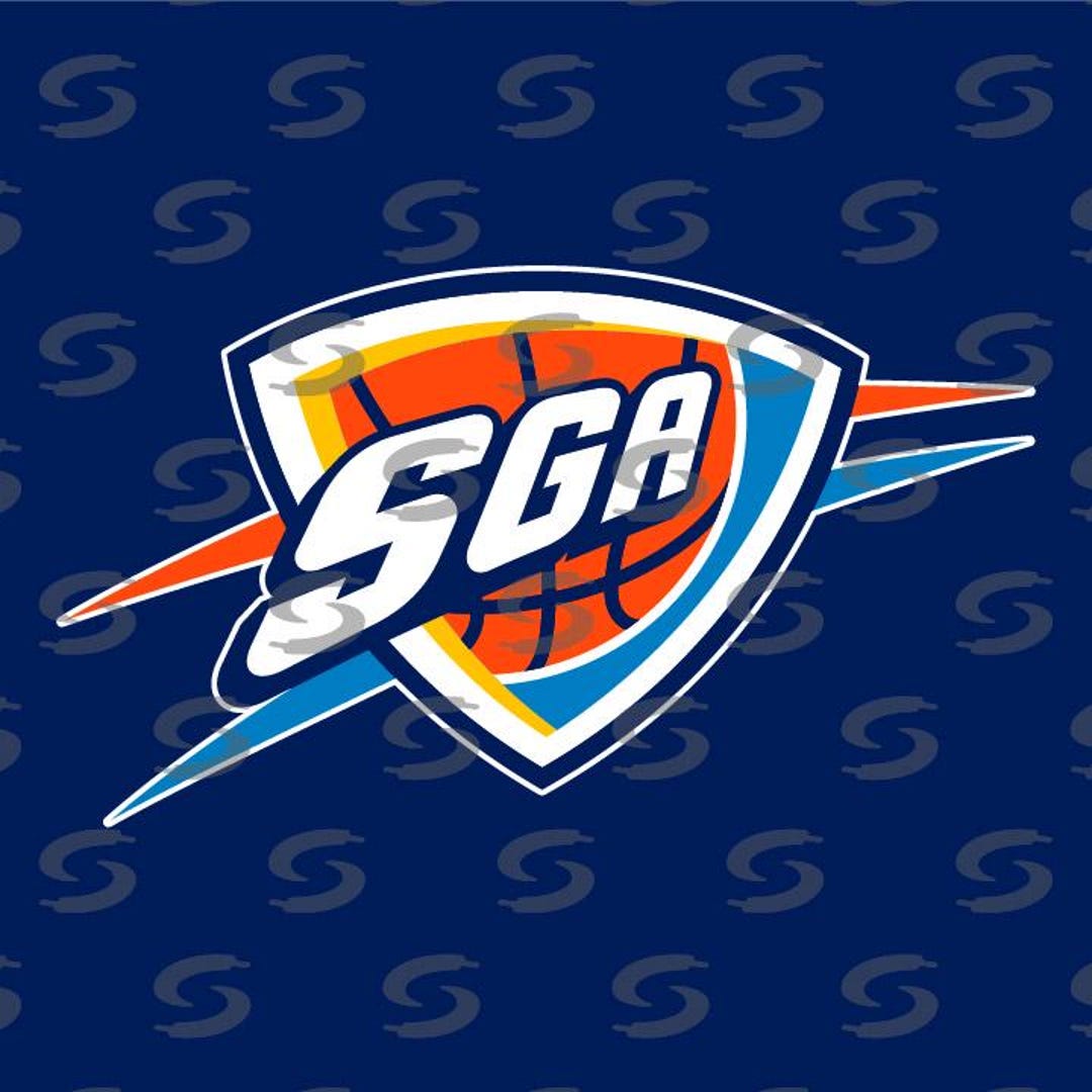 Shai OKC Thunder Logo Tee, Basketball Playoff Tee Oklaoma - Etsy