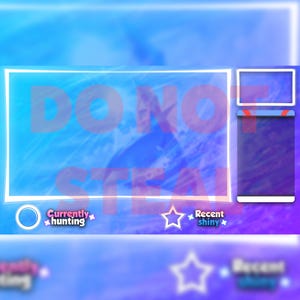 Pokémon Blue Shiny Hunting Livestream Overlay for Streamers - Etsy ...