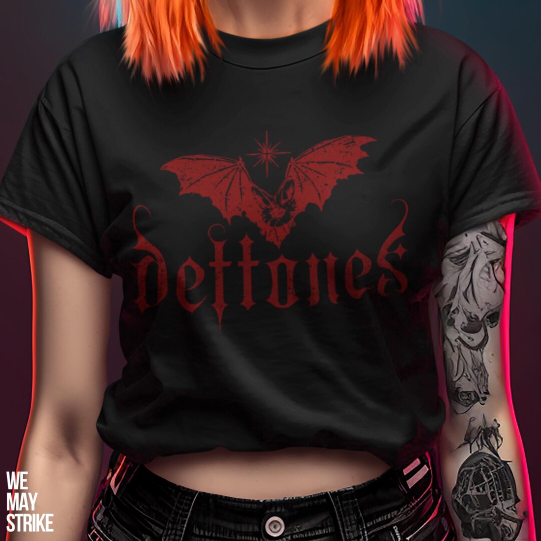 Deftones Vintage Shirt Fans Gift Music Textured T-shirt Rock Nu Metal ...