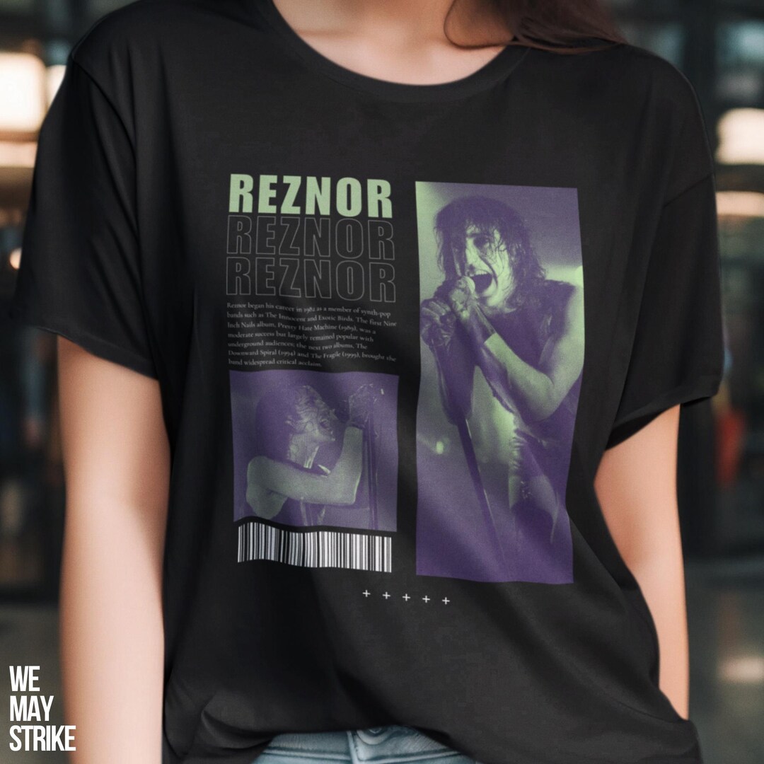 Nine Inch Nails Fans Gift NIN Music Shirt Trent Reznor Industrial Rock ...