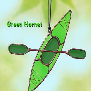 Stained Glass Kayak Sun Catchers - Etsy