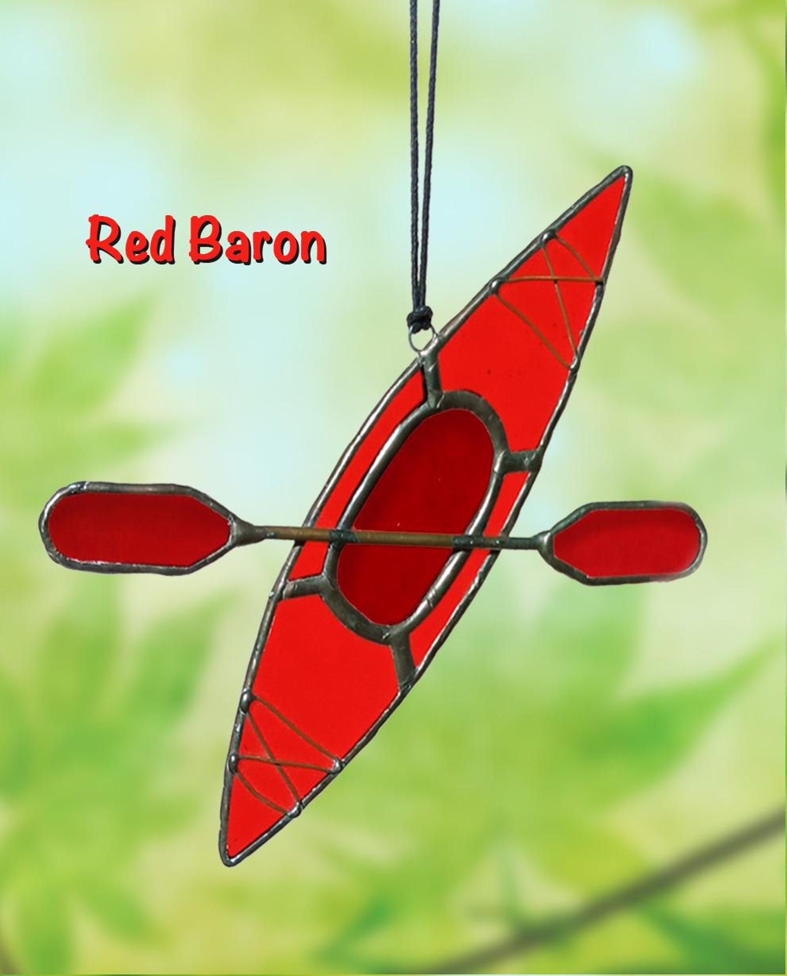 Stained Glass Kayak Sun Catchers - Etsy