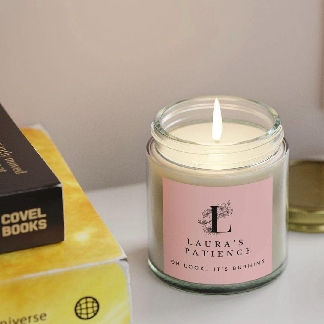 Personalized Candle With Name | Funny Aromatic Candle | "oh Look... It ...