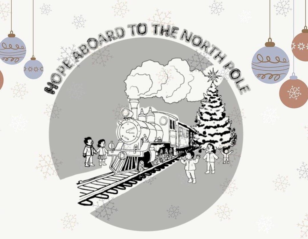 Polar Express Digital Design, Christmas Train PNG, Holiday Sublimation ...