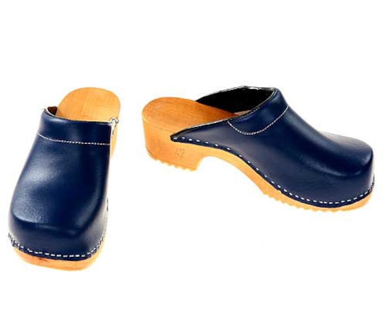 Clogs Blue With Pad - Etsy