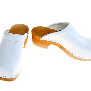 Clogs White With Pad - Etsy