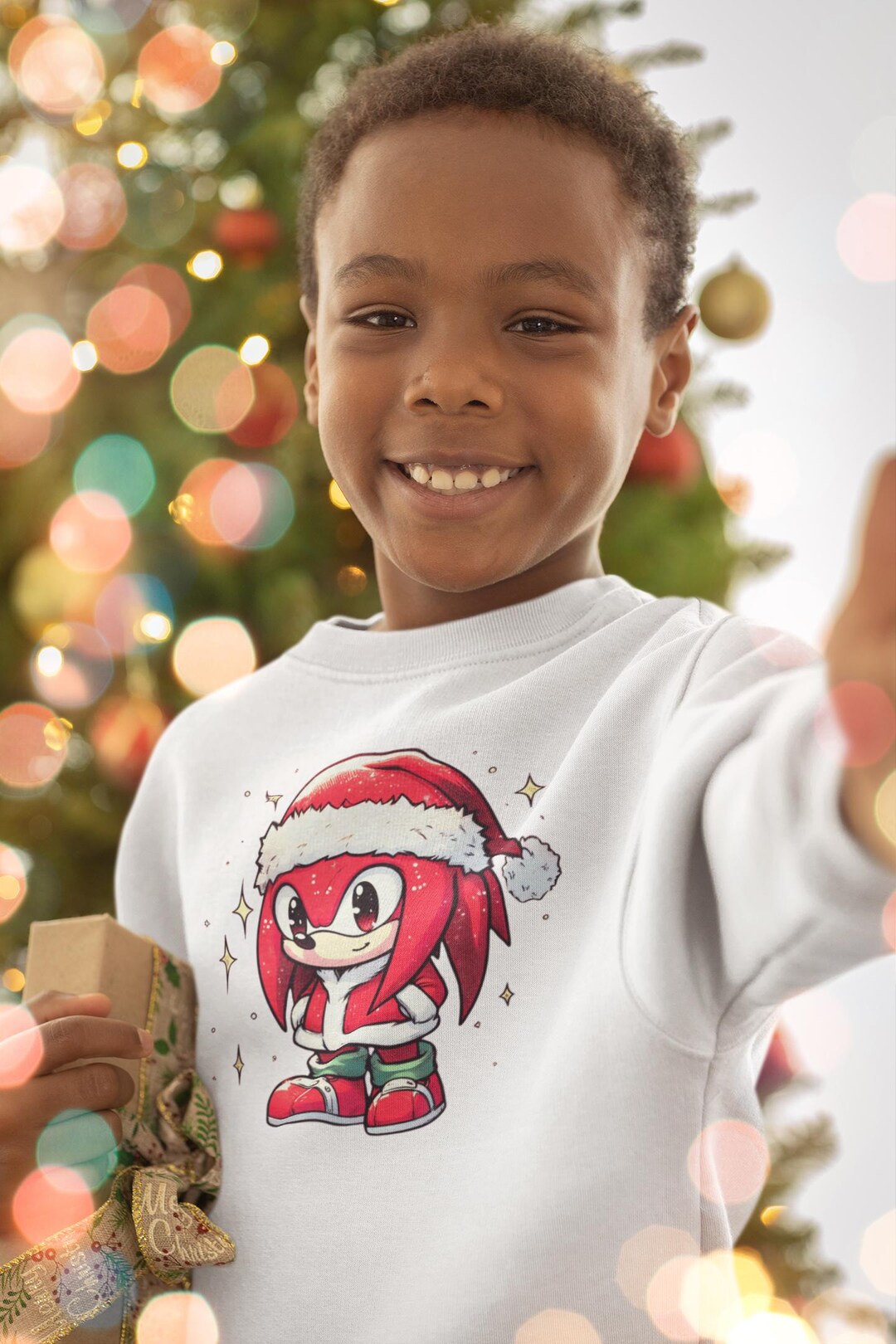 Boys Christmas Knuckles Sweatshirt, Sonic the Hedgehog - Etsy
