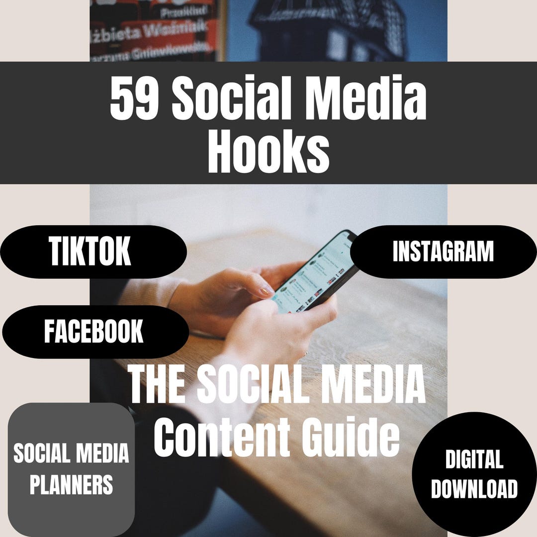 59 Hooks for Social Media Content Creation | Hook Ideas | Instagram ...