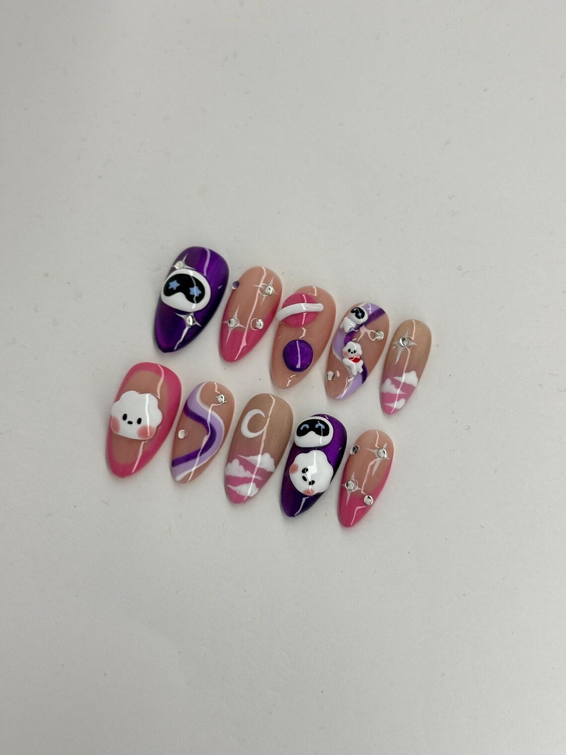 BTS Jin Wootteo & RJ Inspired Press-on Nails - Etsy