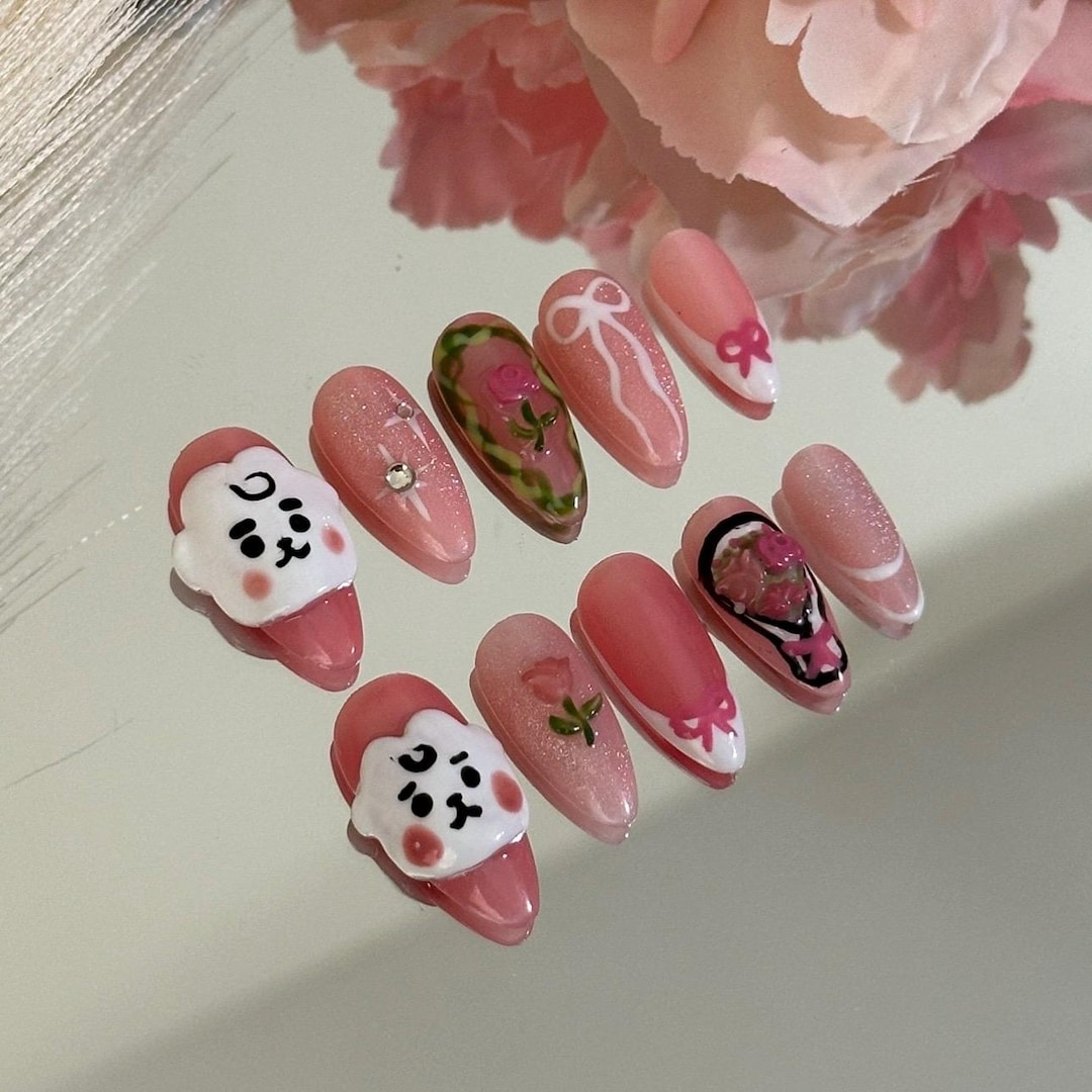 RJ Inspired Press-on Nails - Etsy