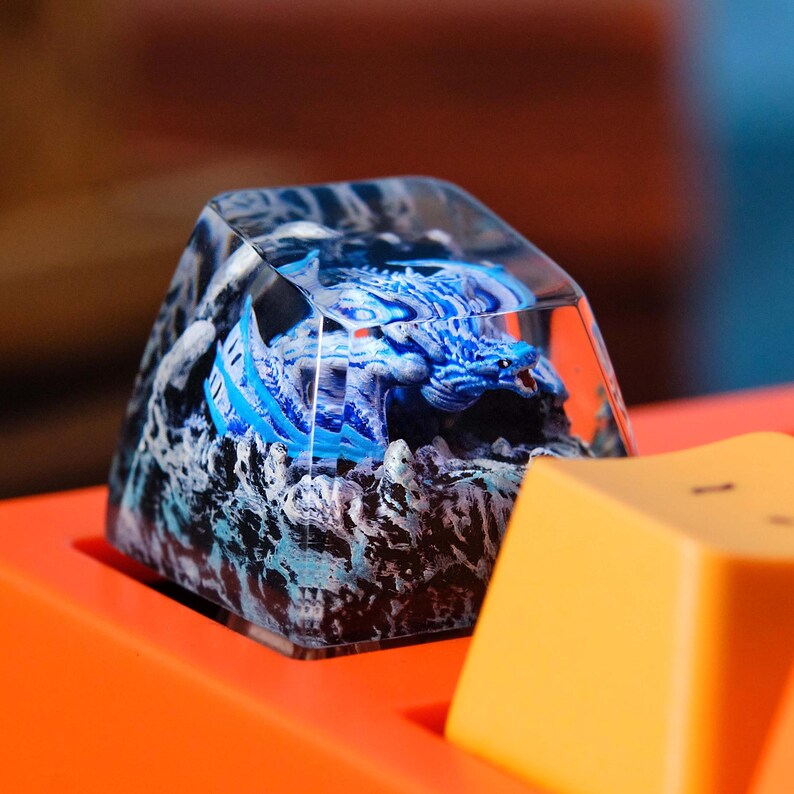 Keycap Artisan Dragon, Custom Handmade Keycaps, Custom Artisan Keycaps ...
