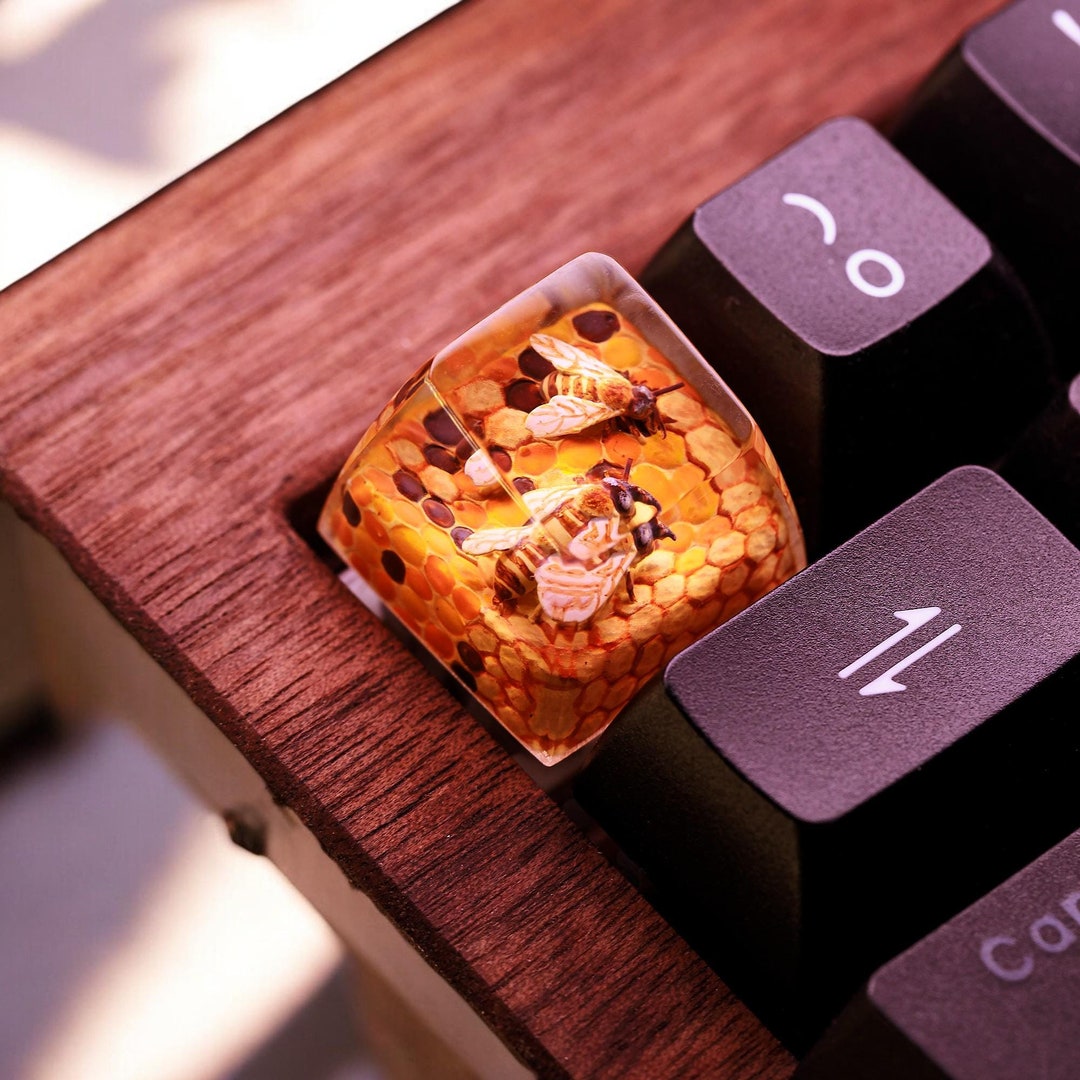 Keycaps Bee Artisan, Keycaps Anime, Orange Keycaps, Artisan Keycap ...