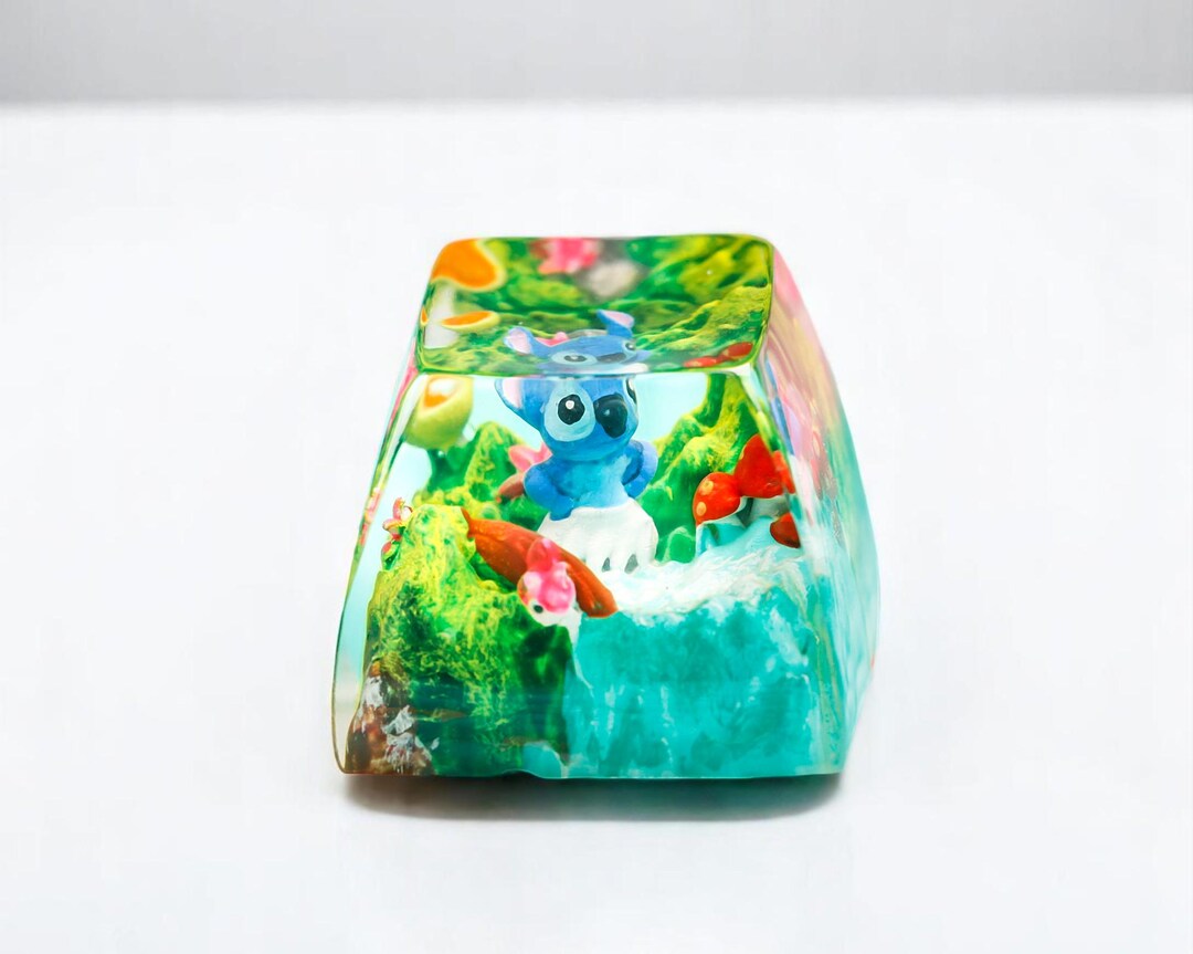 Stick Figure Artisan Keycap – Handmade Resin Keycap, Custom Keycap for ...