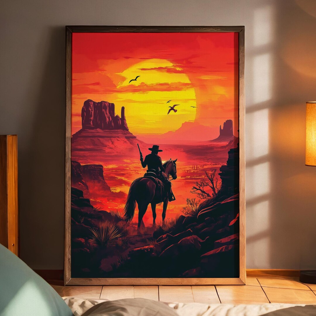 Red Dead Redemption Inspiration Poster, Arthur Morgan, High Quality ...