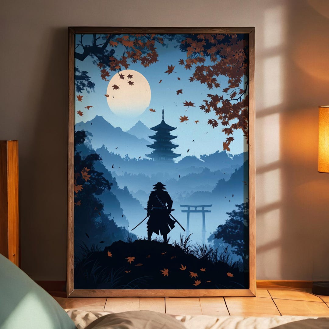 Ghost of Tsushima Inspiration Poster, Gamer Poster, High Quality - Etsy