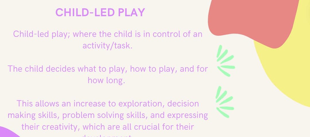 Child-led Play Therapy Posters - Etsy
