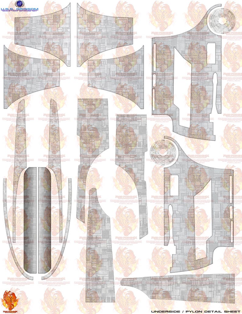 U.S.S. Grissom Enhanced 1/537 Scale Aztec / Hull Decal Set - Etsy