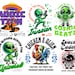 Alien PNG Design Bundle – Extraterrestrial Clipart Set for Digital Art ...