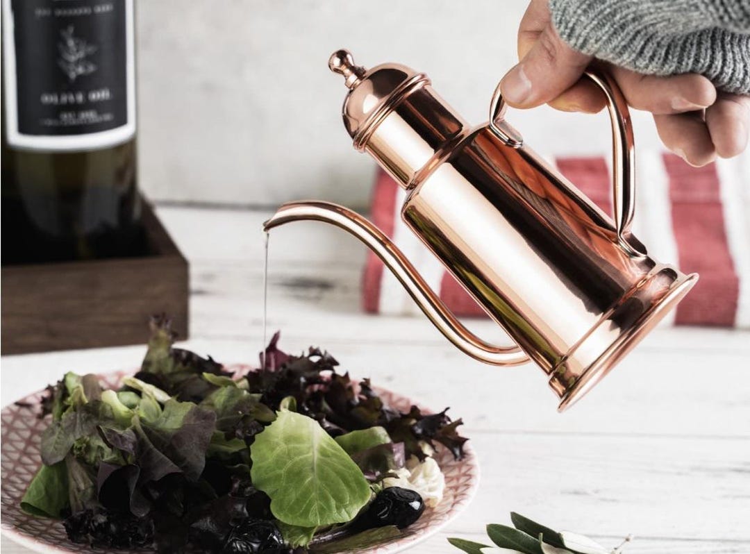 Handcrafted Copper Oil Can and Dispenser - Etsy
