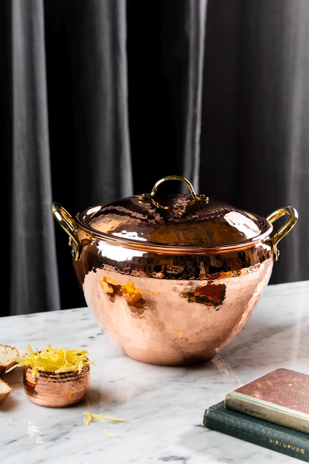 Vintage Inspired Copper Soup Pot - Handcrafted Copper Pot - Perfect ...
