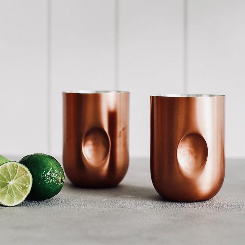 Handcrafted Copper Cocktail Cup: Tin-lined Moscow Mule Mug - Etsy