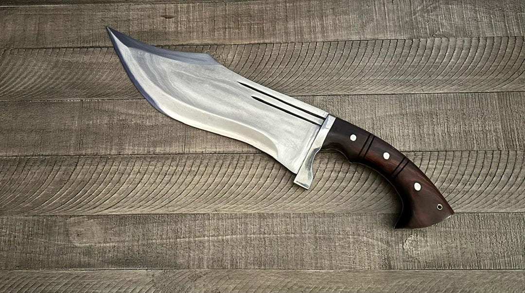 Bowie Knife, 5160 Steel, Hand Forged, Hunting Knife, Gift for Him - Etsy