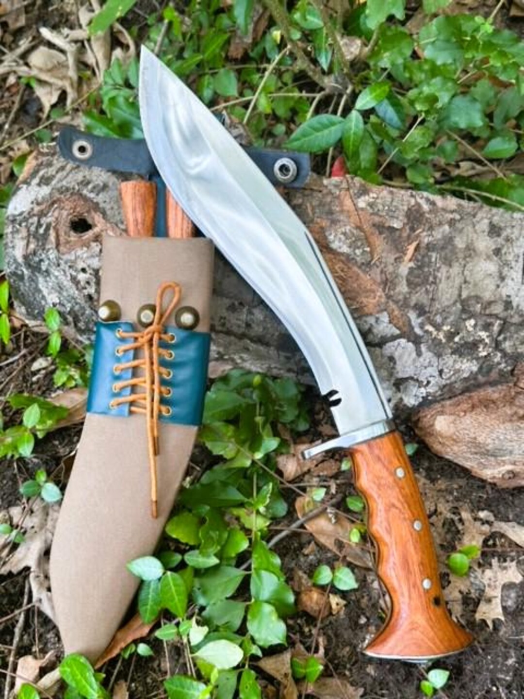 Hand Forged, 5160 Spring Steel, Kukri Knife, Hunting, Fishing, Camping ...