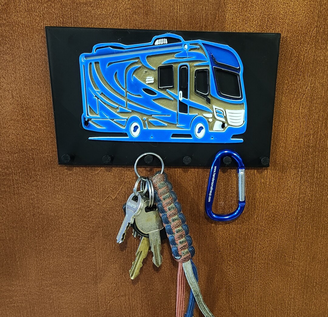 Motor Home Camper Key Holder, Personalized Motorhome Camper Key Hook ...