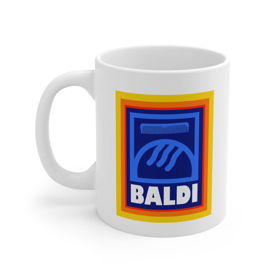 BALDI Mug, Funny Mug, Prank Gift, Funny Gift - Etsy