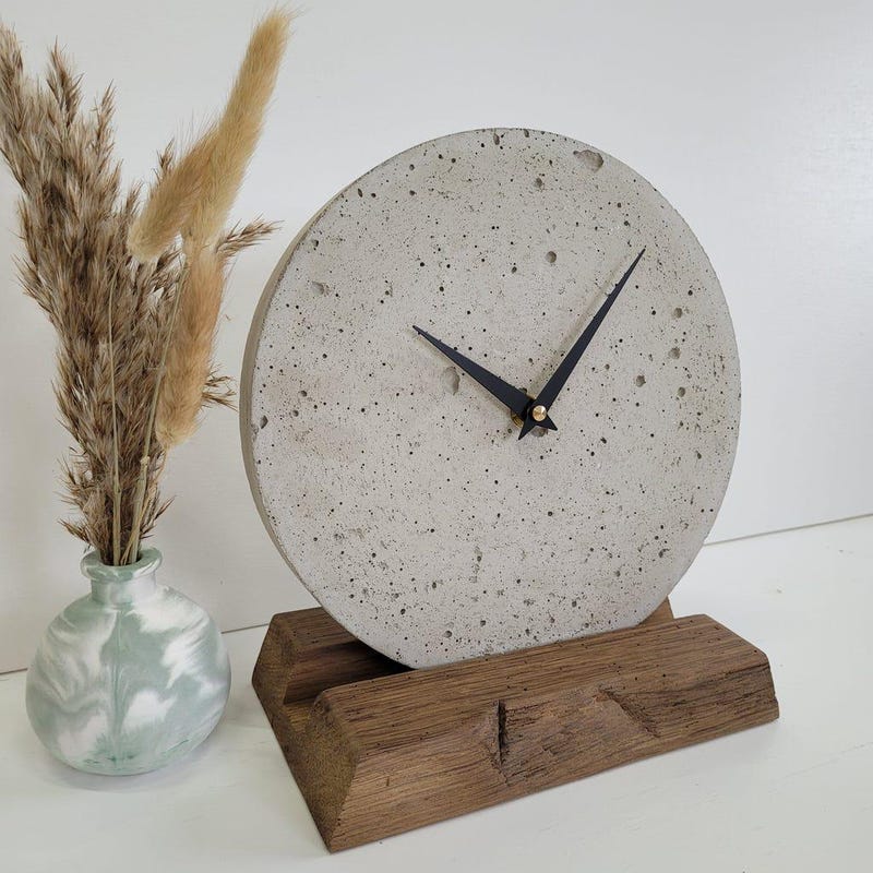 Concrete Clock - Etsy