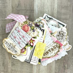 Vintage Spool Cards Printable Craft Digital Die-cut Tray for Lace ...