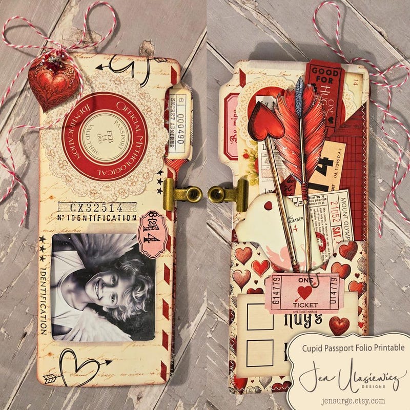 Pink Cupid Ephemera - Etsy