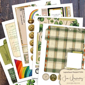 Leprechaun Passport Folio Printable: St. Patrick's Day Holiday Fun ...