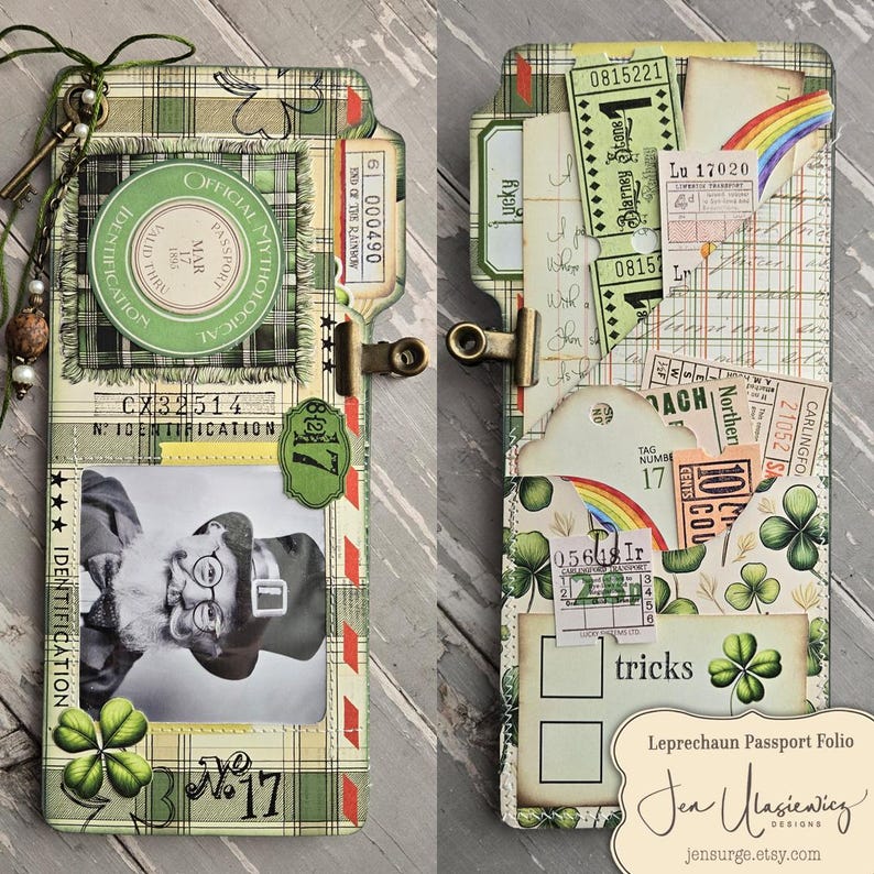 Leprechaun Passport Folio Printable: St. Patrick's Day Holiday Fun ...