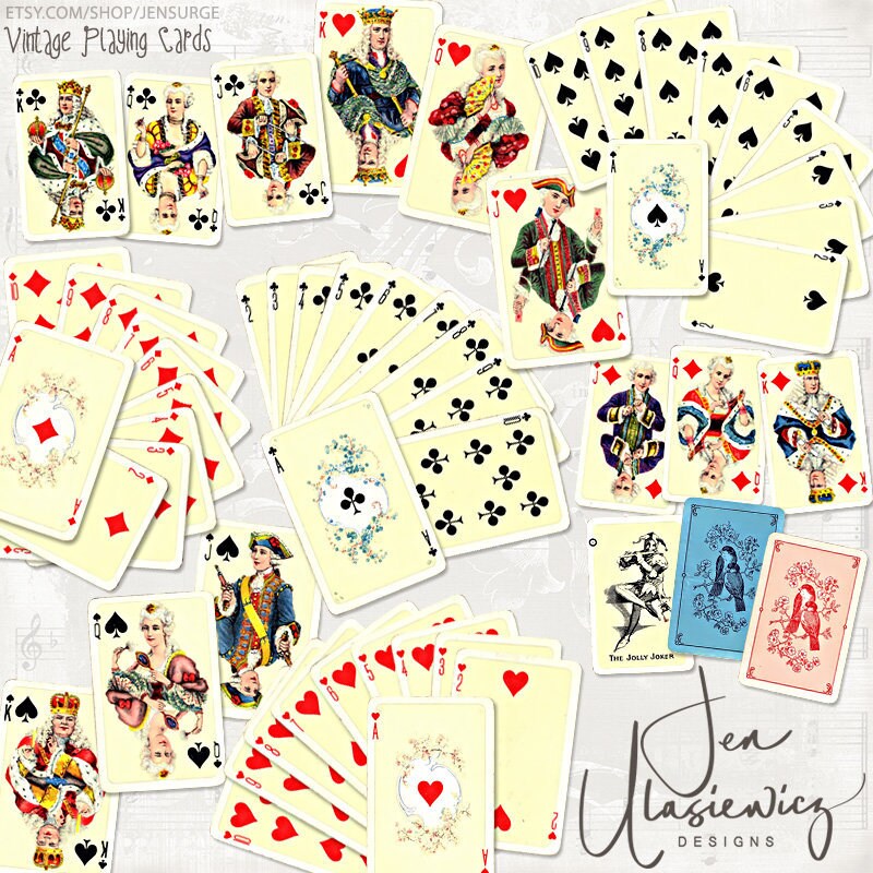 Vintage Playing Cards Designs