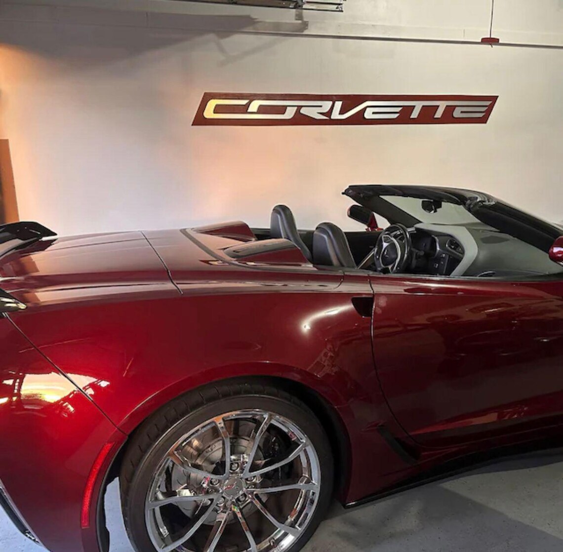 CORVETTE METAL SIGN - Corvette Sıgn - Garage Sıgn - Home Decor - Etsy