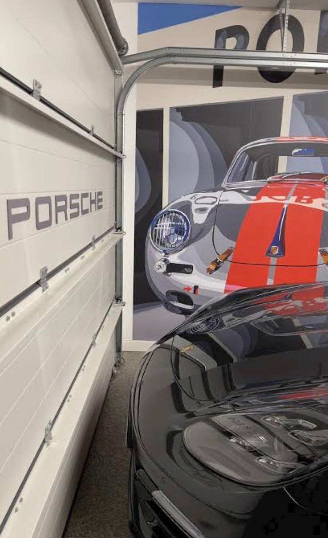 PORSCHE METAL TEXT Garage Sign Dealership Graffiti - Etsy