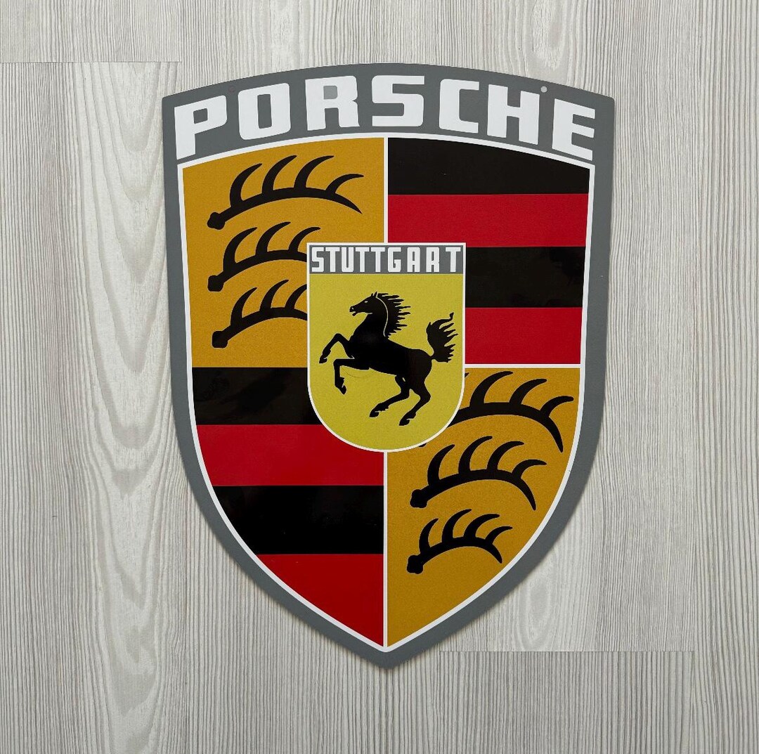 Porsche Metal Wall Sıgn Garage Sıgn Decor Wall Art Wall Decor Home ...