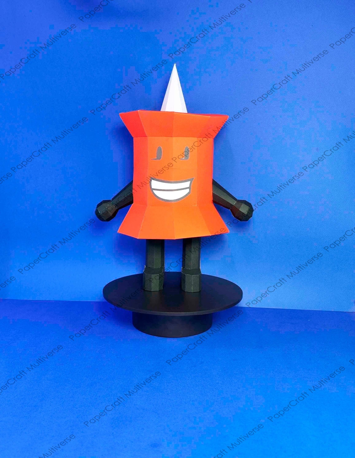 Pin BFDI Papercraft Model - Printable DIY Template, Low Poly, 3D Paper ...