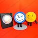 Clock BFDI Papercraft Model - Printable DIY Template, Low Poly, 3D ...