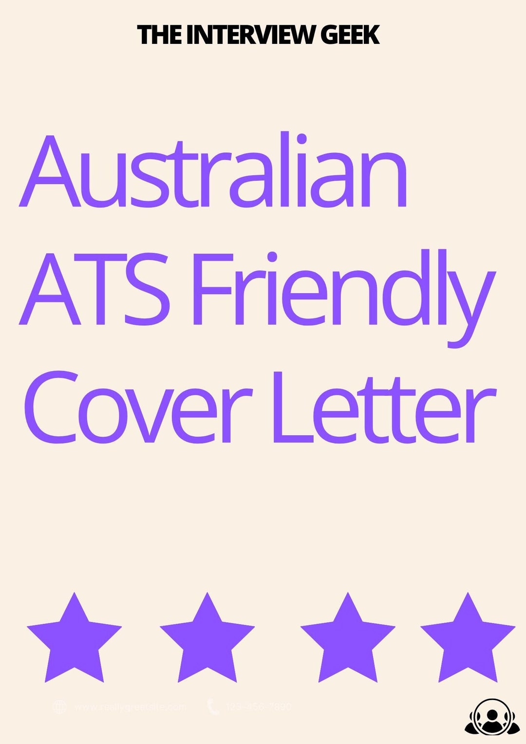 Australian ATS Friendly Cover Letter - Etsy