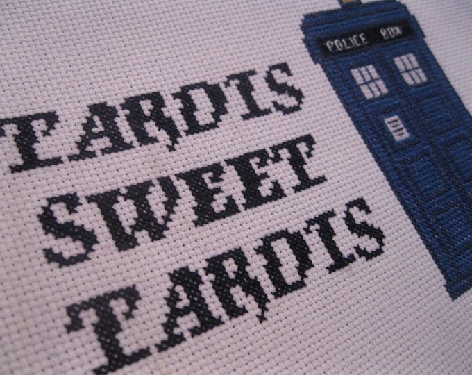 Tardis Sweet Tardis /// Cross-stitch Pattern - Etsy