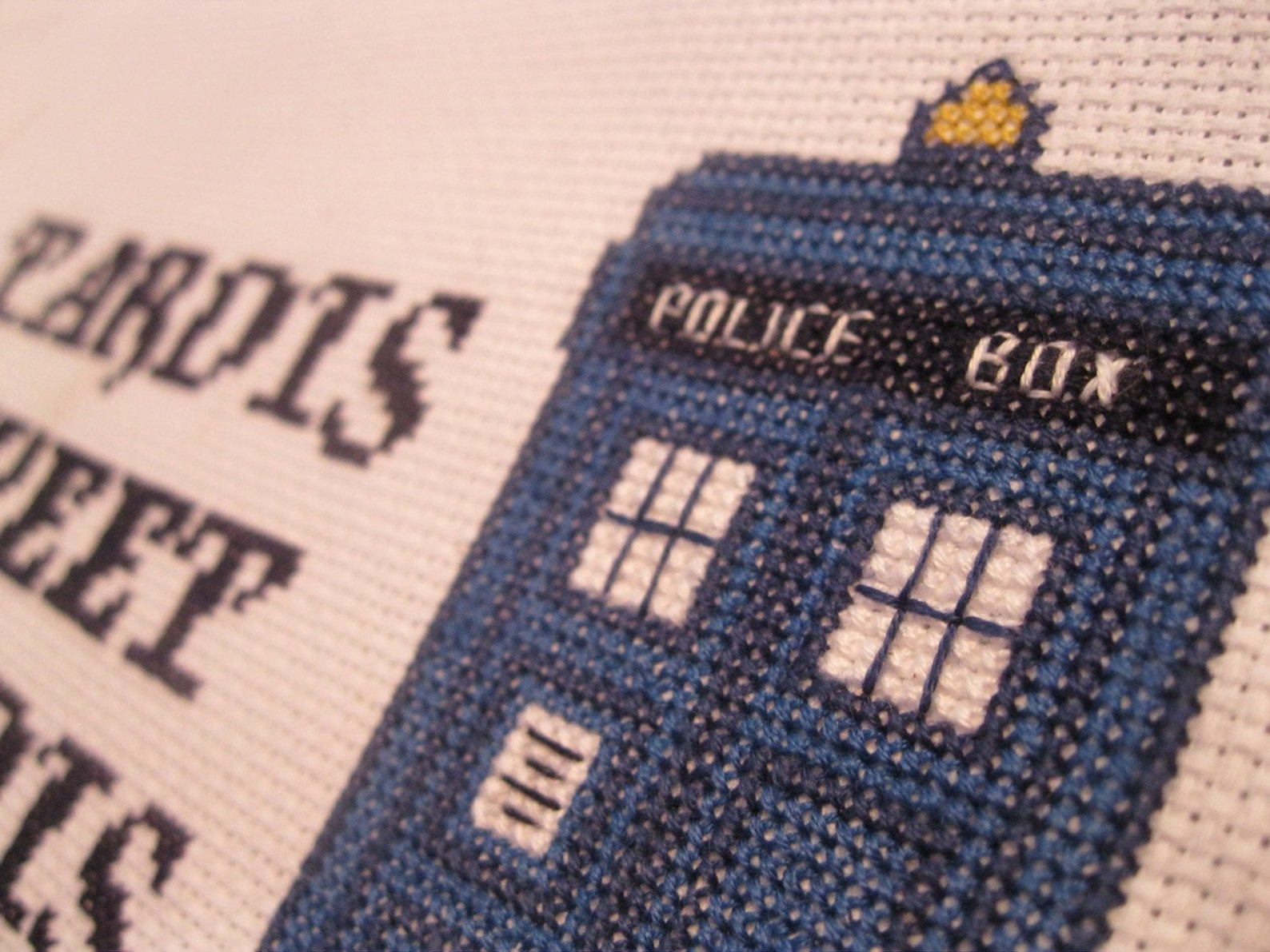 Tardis Sweet Tardis /// Cross-stitch Pattern - Etsy