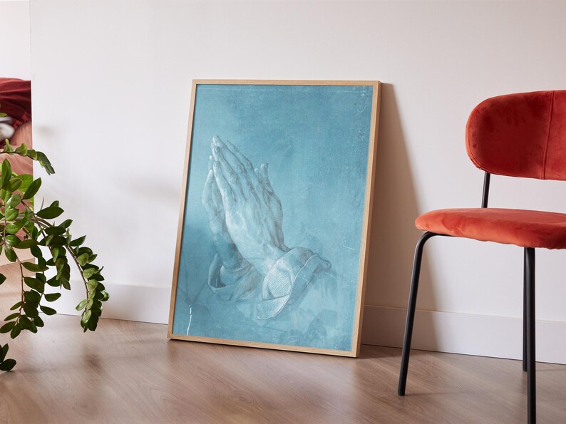 Albrecht Dürer Praying Hands Poster, Renaissance Religious Art Print ...